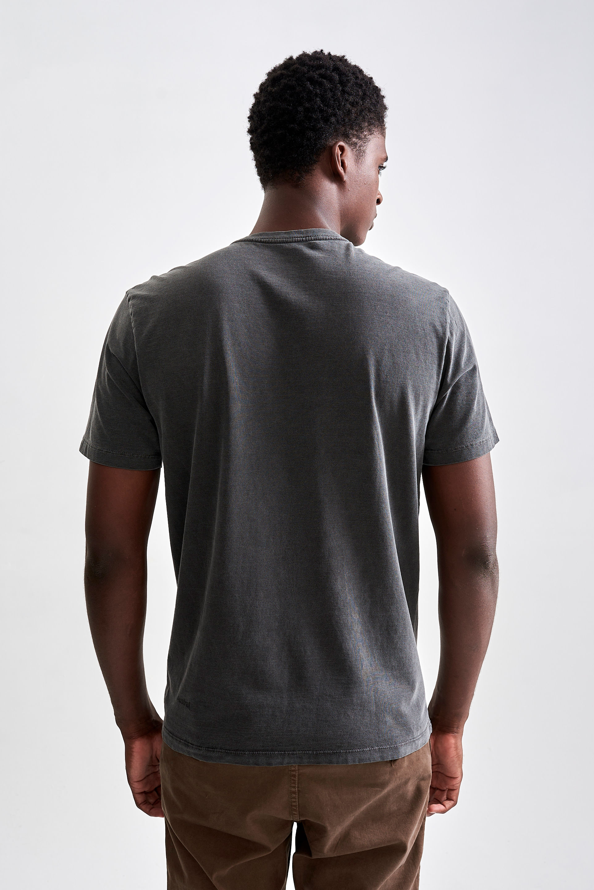 Camiseta Basic I Stone Preto Old | Austral