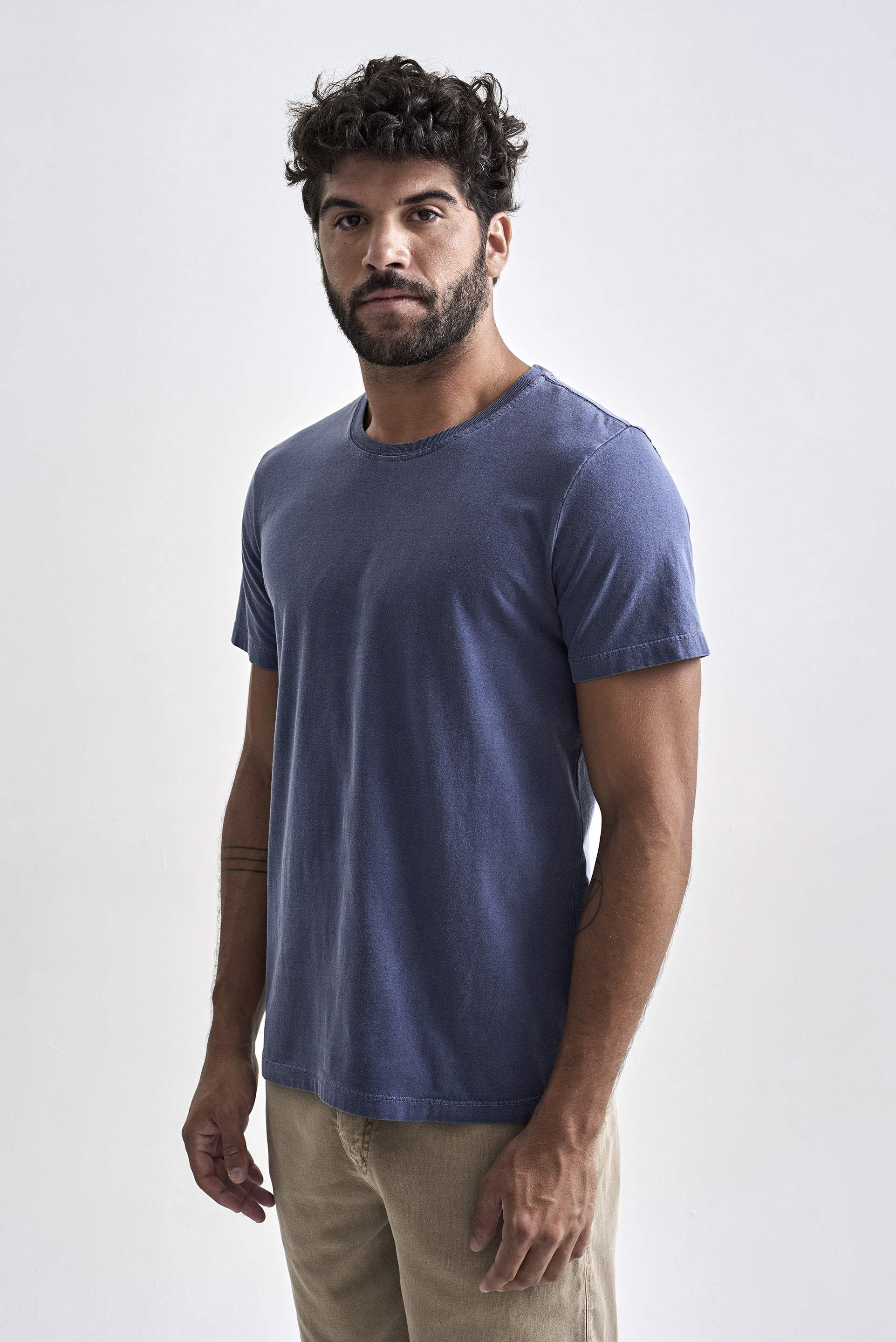 Camiseta Basic Stone Azul Escuro | Austral